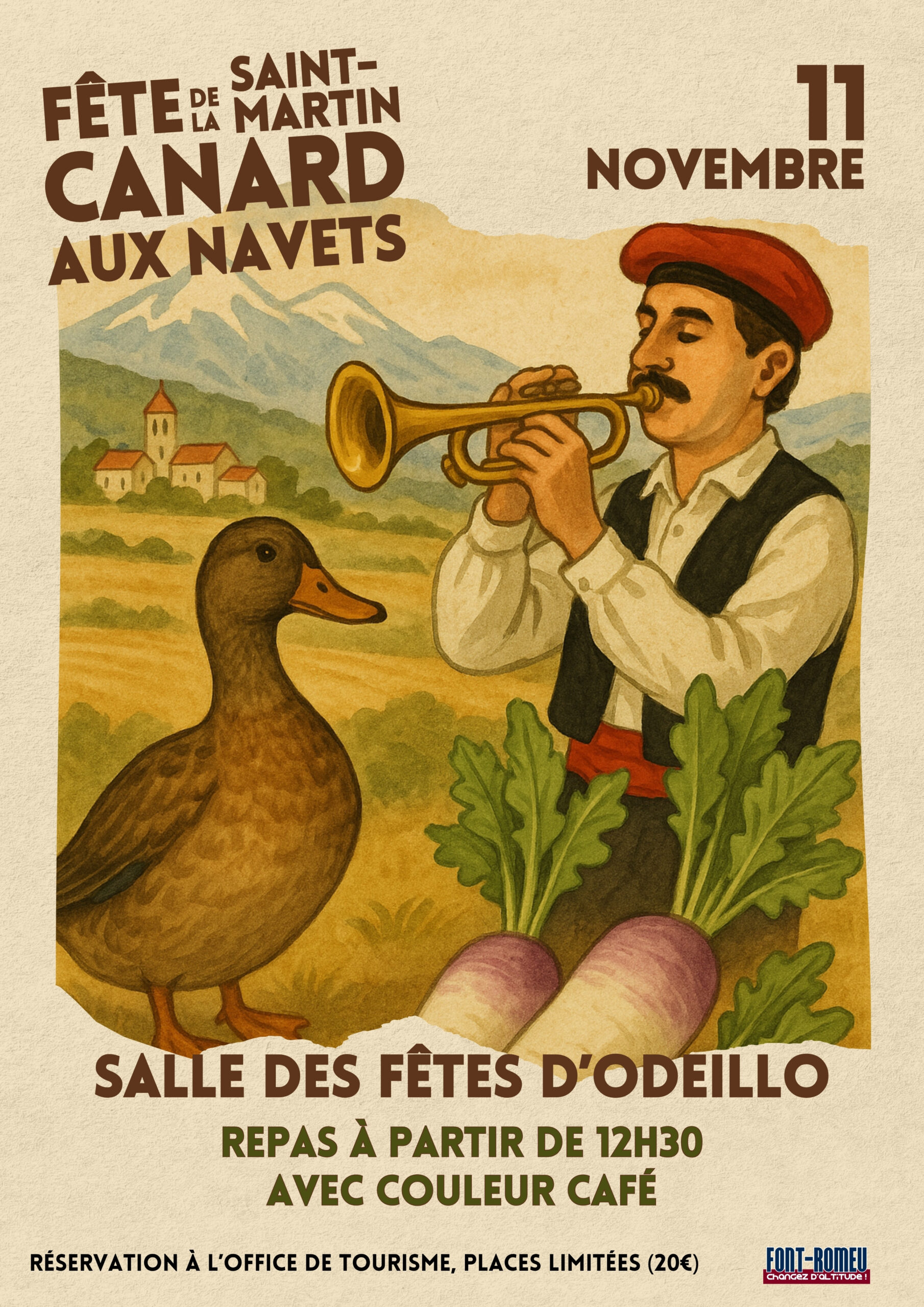 Saint Martin = Canard aux navets ! - Mairie de Font-Romeu Odeillo Via